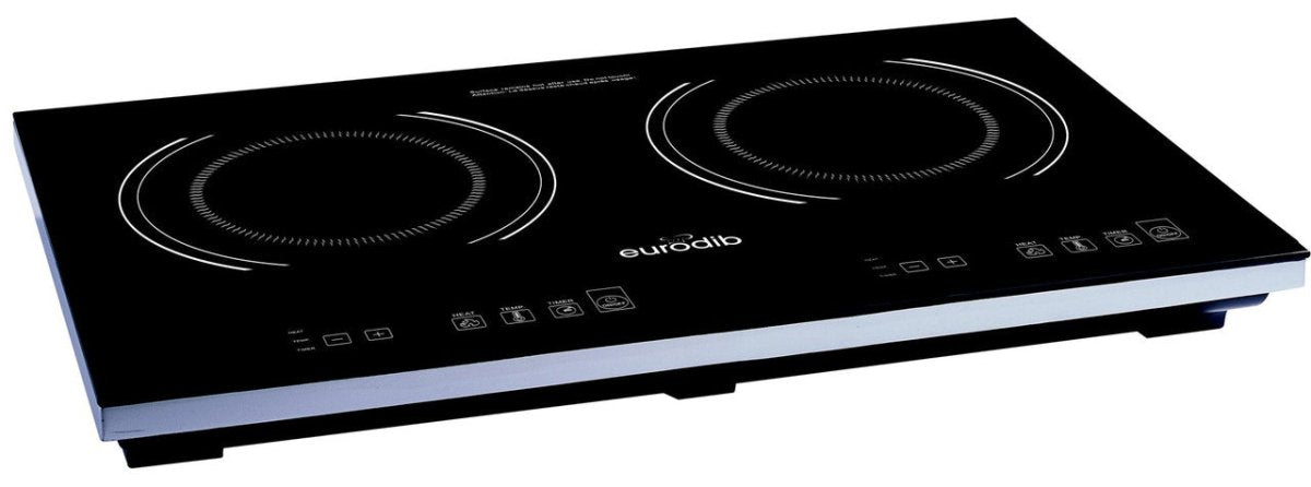 Eurodib 1800 Watt Electric Double Countertop Induction Range Cooker (S
