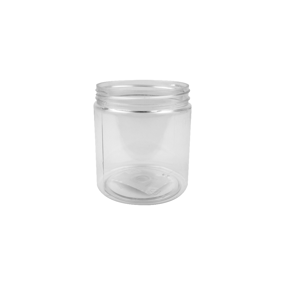 Packnwood Bokotwist reusable PET jar 8.5oz D:2.71in H:3.11in