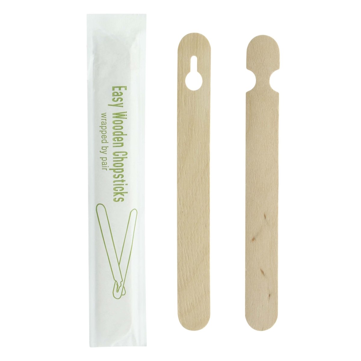 Packnwood Easy Wooden Chopsticks Wrapped by Pair L:5.9in