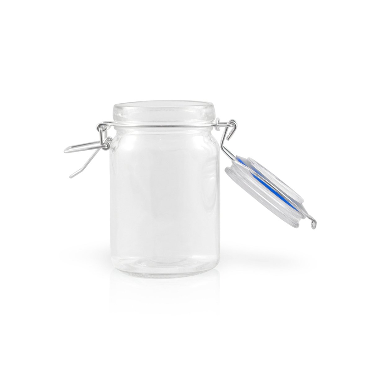 Packnwood Mini Reusable Glass Seal Jars 8oz D:2.7in H:4.5in