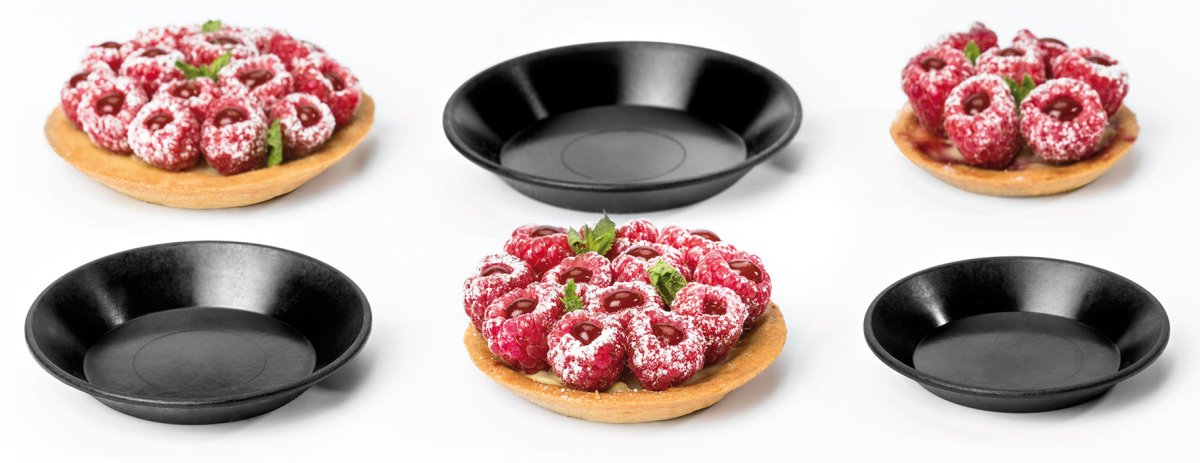 Matfer Bourgeat Exoglass® Quiche Mold 3 1/2" Pack of 12 (345109)